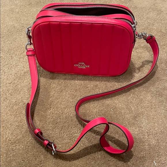 Coach | Bags | Coach Vibrant Pink Crossbody Bag | Poshmark